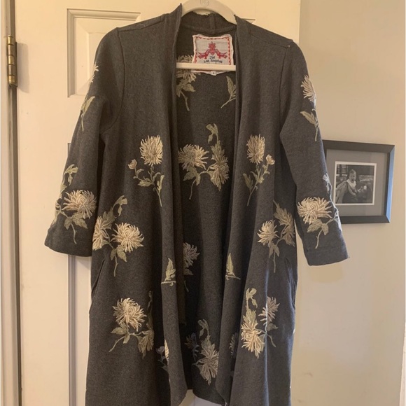 Johnny Was | Sweaters | Johnny Was La Gray Embroidered Cardigan | Poshmark